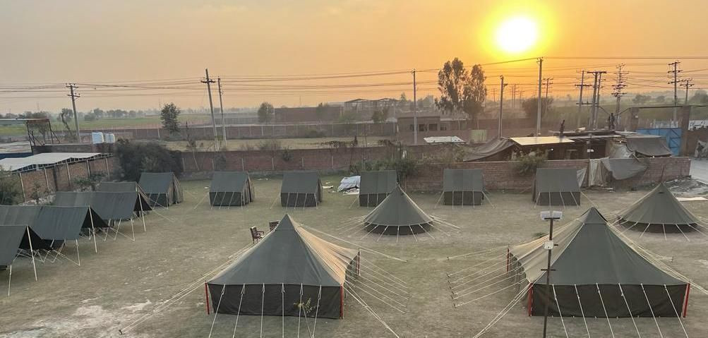 US WW2 Pyramidal tent M-1934 (Tent Canvas only)